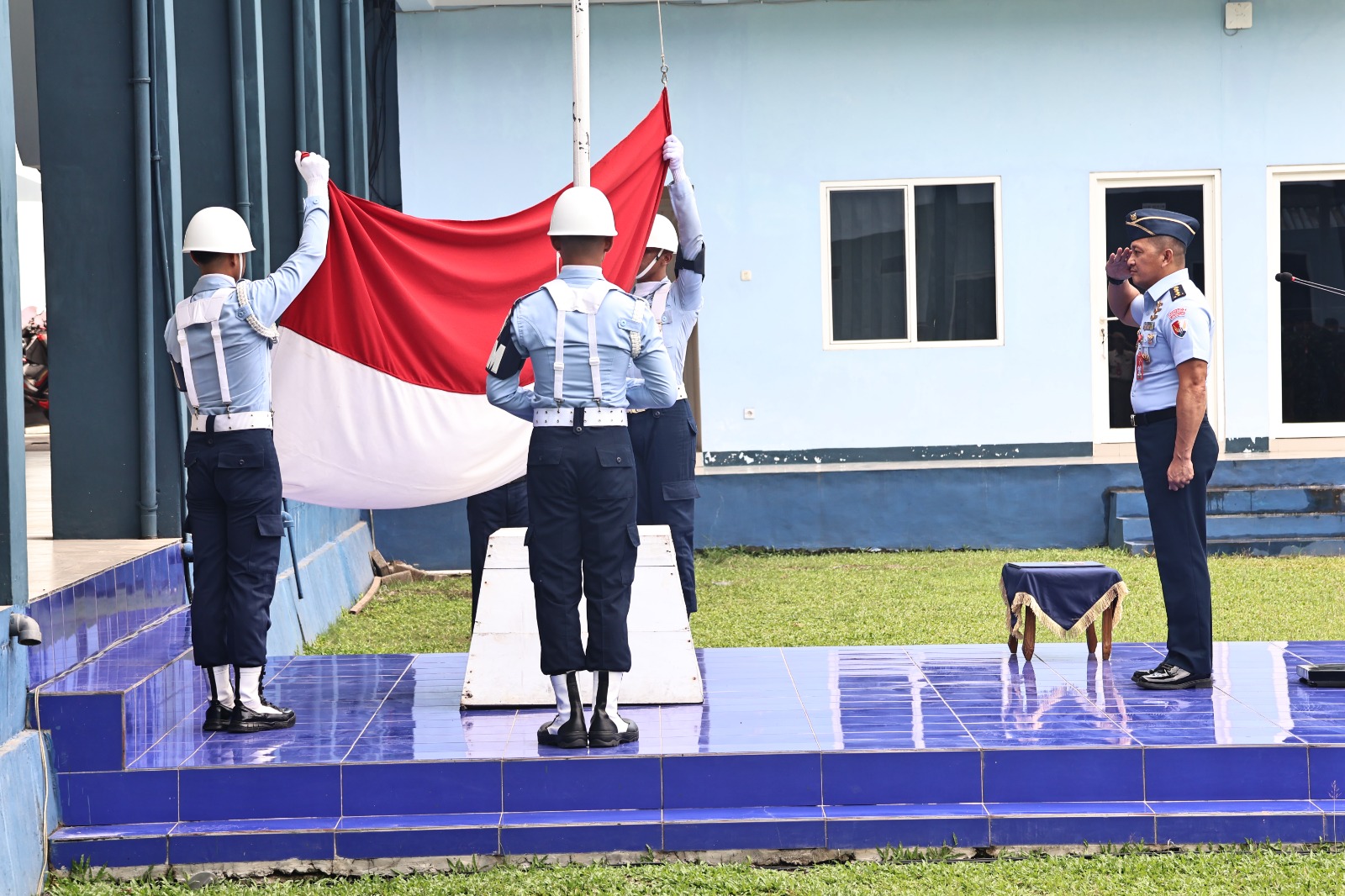 Upacara Bendera Mingguan, Tingkatkan Nasionalisme Personel Lanudsri ...